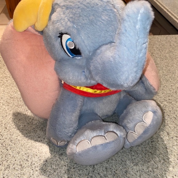 Disney | Toys | Disney Parks Dumbo Medium Plush Sitting Stuffed Animal ...